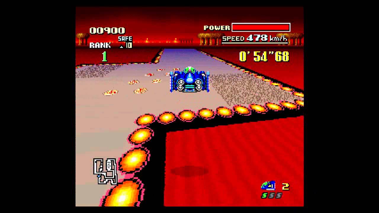 (Old) F-Zero (SNES) - MKSC Bowser's Castle 4 (Custom Track) - YouTube