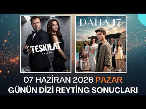 07 Haziran 2026 Günün Dizi Reyting Sonuçları