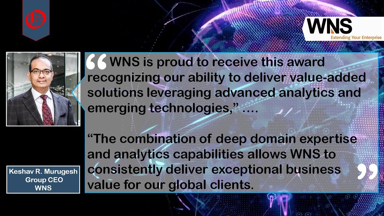 WNS Wins Best Analytics Service in Social & Web Analytics Award at 2018 Big Data & Analytics ...