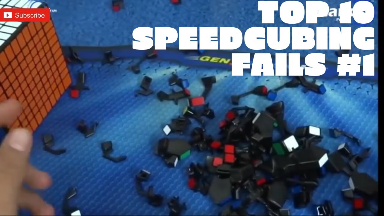 Top 10 Speedcubing Fails! [Every Cube] - YouTube