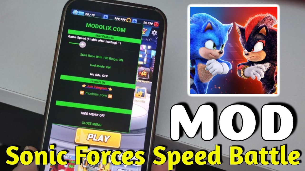Sonic Forces Speed Battle HACK/MOD Menu - Get Unlimited Red Rings ...