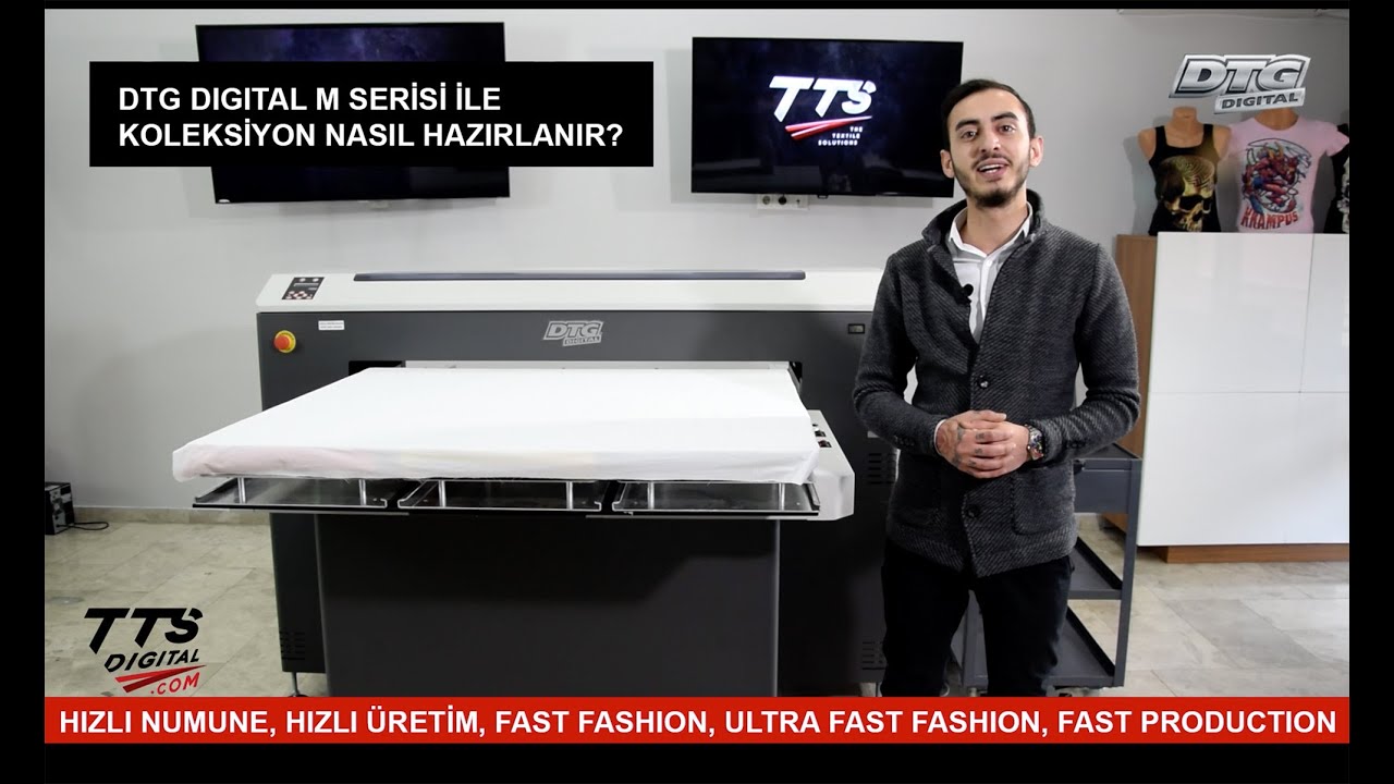 DTG DIGITAL M Serisi ile Koleksiyon Nasıl Hazırlanır? - YouTube