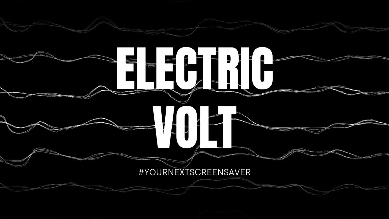 Relaxing Abstract Screensaver, Moving Volt, Electric Voltage (no Audio ...