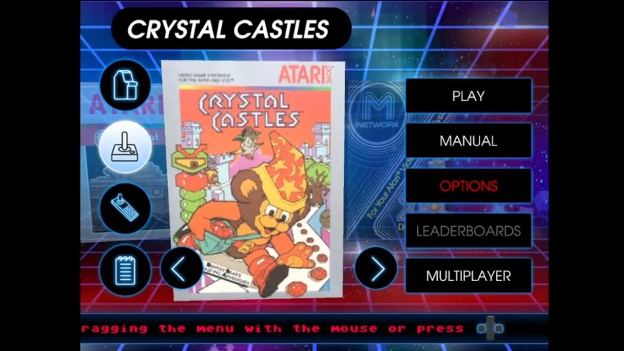 Crystal Castles (Atari 2600 game on Atari Vault via Steam) - YouTube