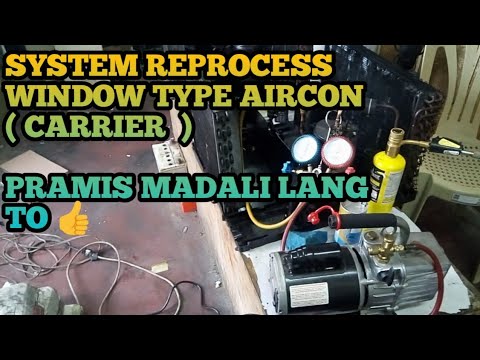 System Reprocess ( window type Aircon ) - YouTube