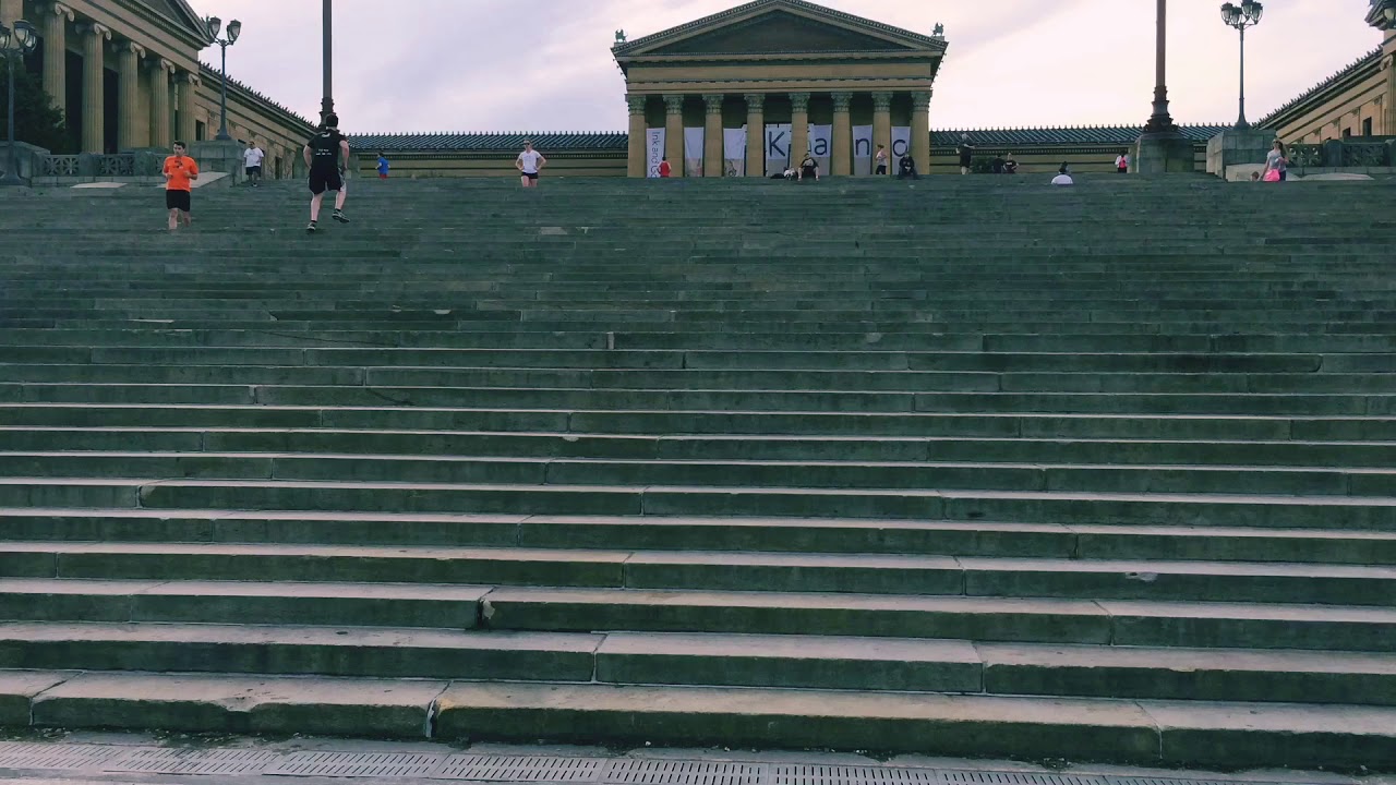 The Rocky steps - YouTube