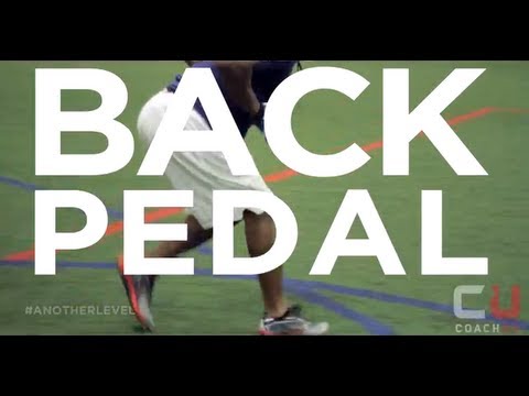 Football Tips (Defensive Back): How To Back Pedal - YouTube
