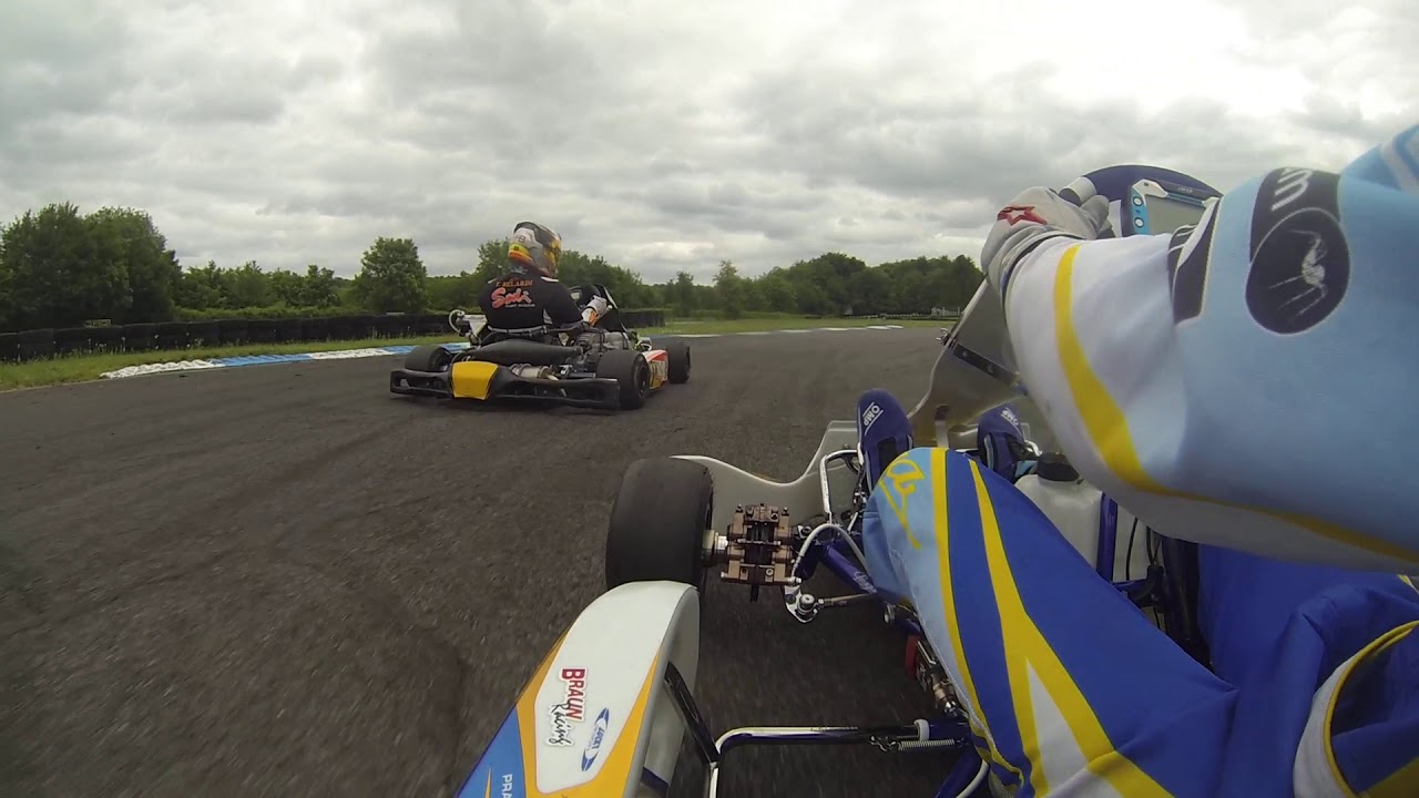 Onboard KZ2 Piste de Kart Lommerange - YouTube