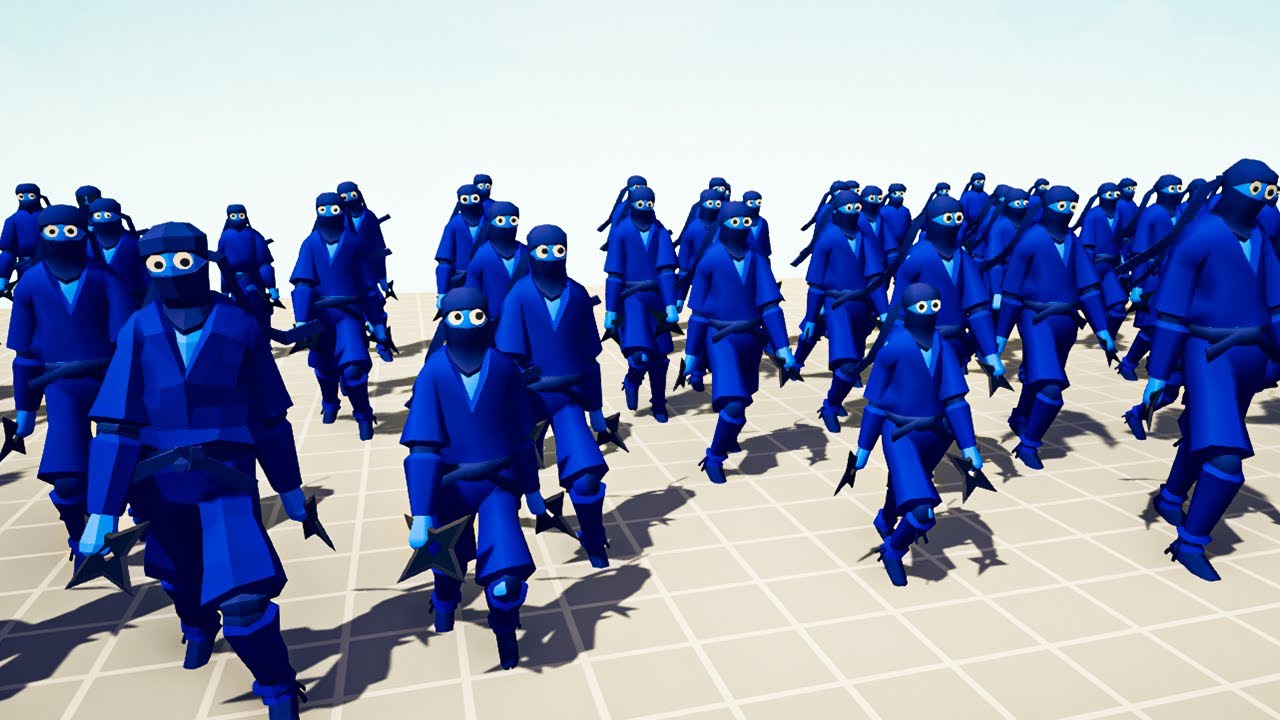 EPIC NINJA ATTACK - Totally Accurate Battle Simulator - YouTube