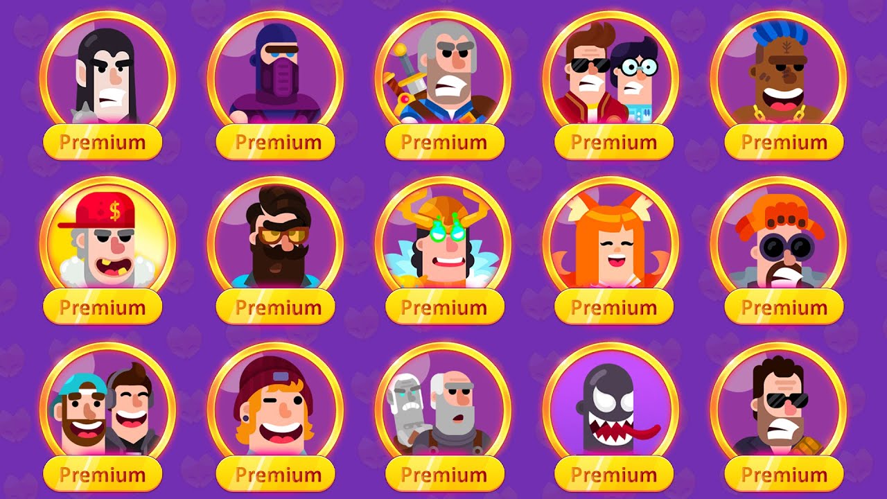 Bowmasters Premium Characters 2023 - YouTube