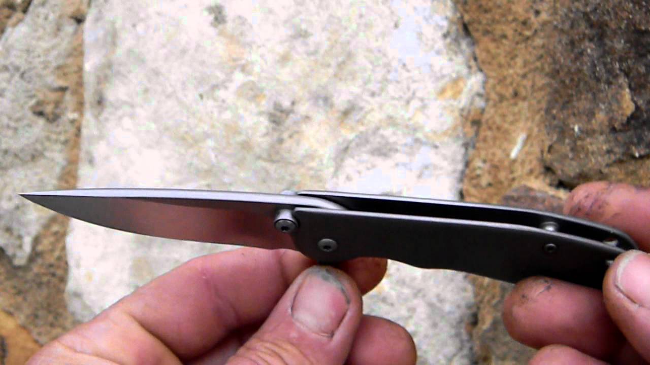 knife frame lock pocket knife-2 - YouTube