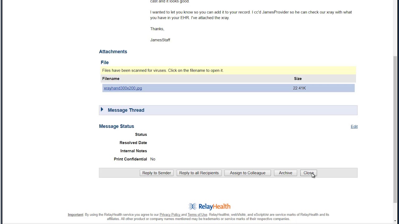 CareTrac HIE Training - Colleague Messaging, Part 2 - Inbox - YouTube