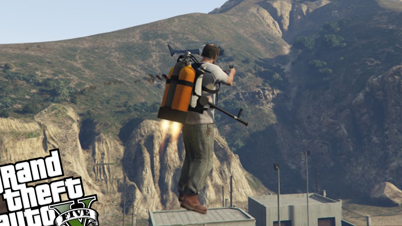 GTA 5 PC Mod's - Jetpack MOD (Grand Theft Auto 5 PC - Jetpack Mod ...