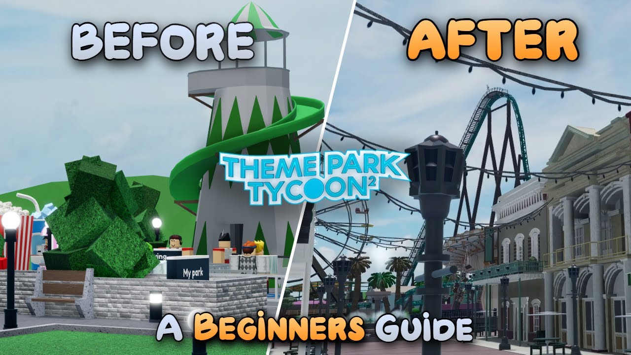 BEST Theme Park Tycoon 2 TIPS! - Beginner's Guide - YouTube