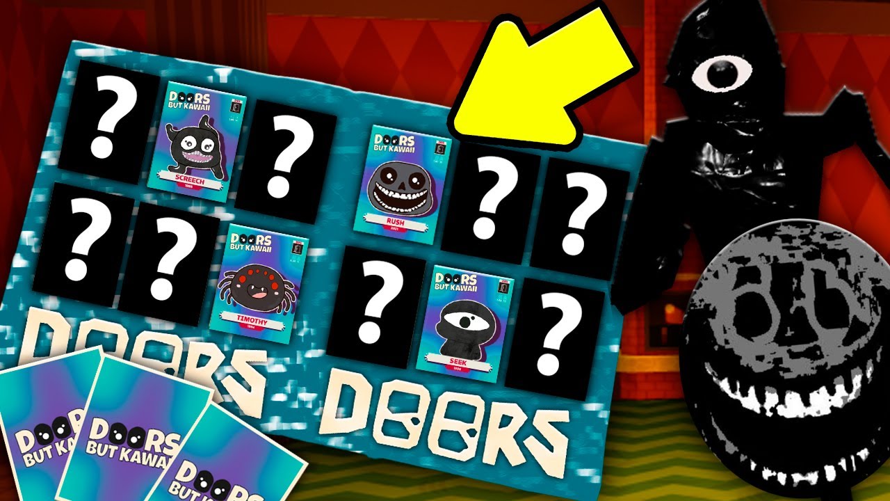 DOORS COMPLETEI O ALBUM DA COPA ALBUM DE FIGURINHA DO DOORS ROBLOX ...