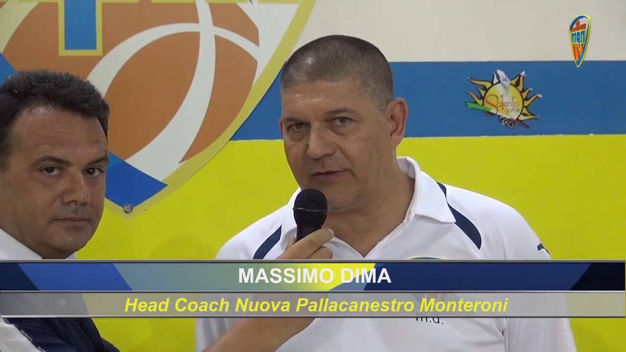 INTERVISTA AL NUOVO HEAD COACH DELLA NPMONTERONI MASSIMO DIMA - YouTube