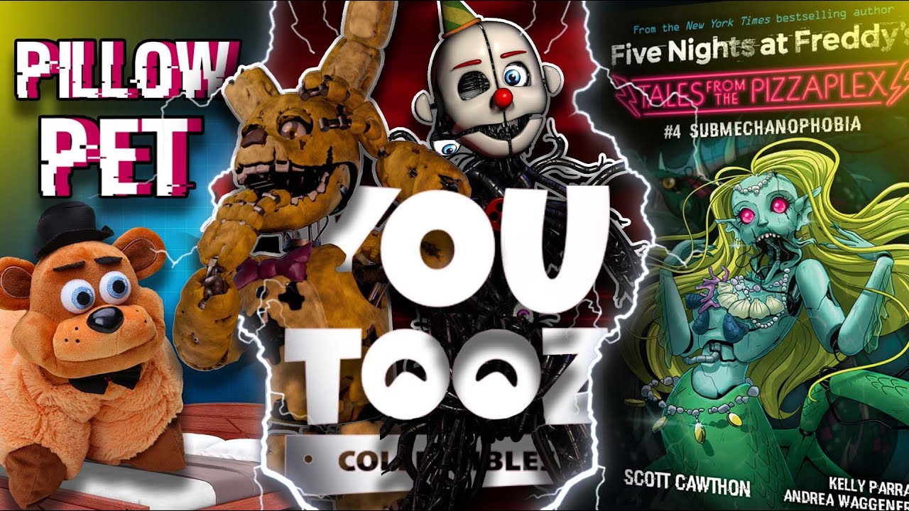 Springtap and Ennard Youtooz, OFFICIAL Pillow Pet, New Book Cover, and ...