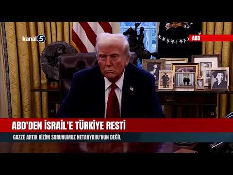 ABD'den İsrail'e Türkiye Resti | Gazze Artık Bizim Sorunumuz Netanyahu'nun Değil