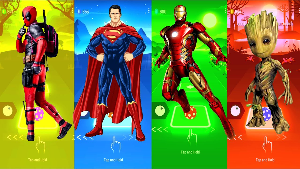 DeadPool 🆚 Superman 🆚 Iron Man 🆚 Groot | Marvel Comics 🆚 DC Comics ...