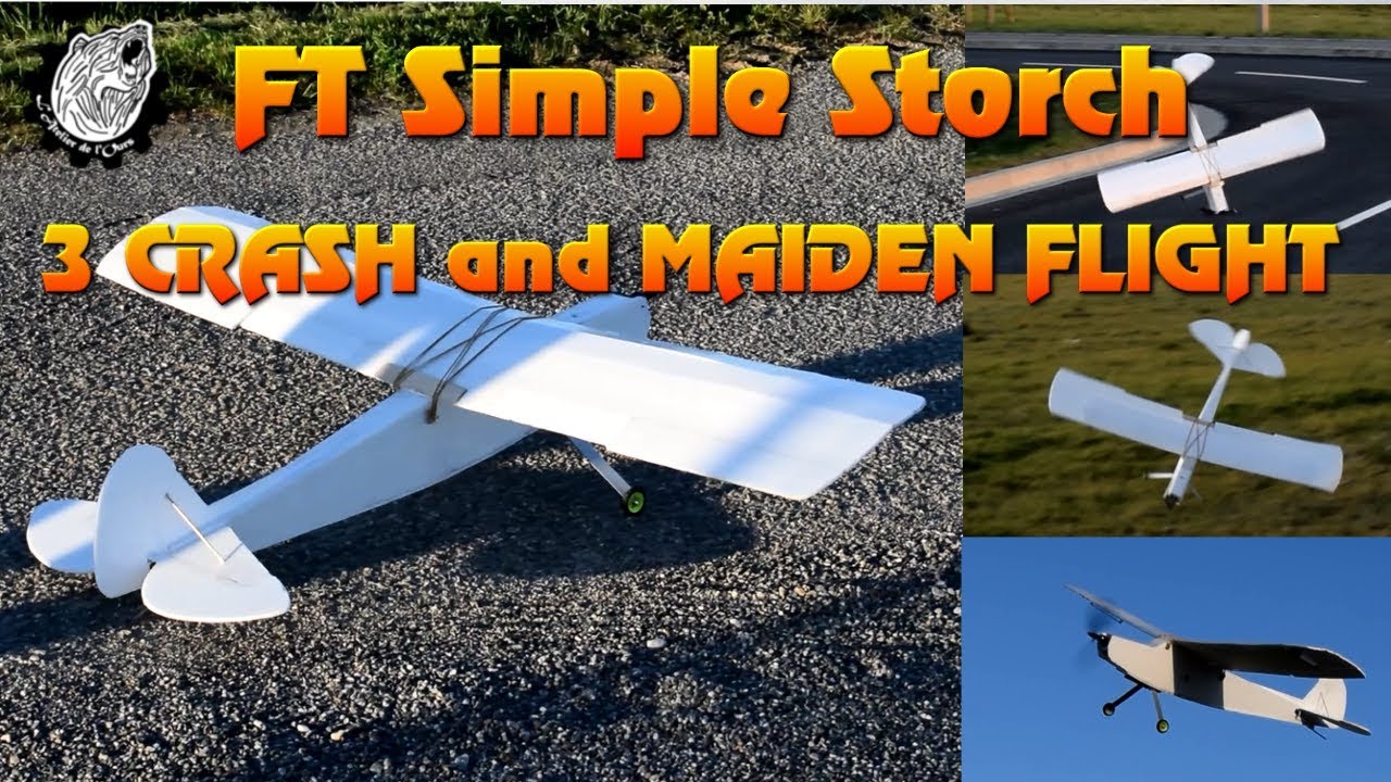 TRIPLE CRASH FT Simple Storch and MAIDEN FLIGHT - YouTube