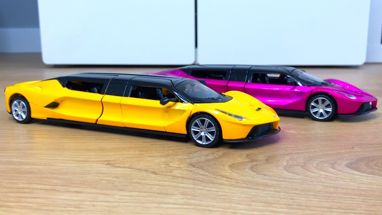 Diecast Car models limousine car model Scale 1/32 Super Cars - YouTube