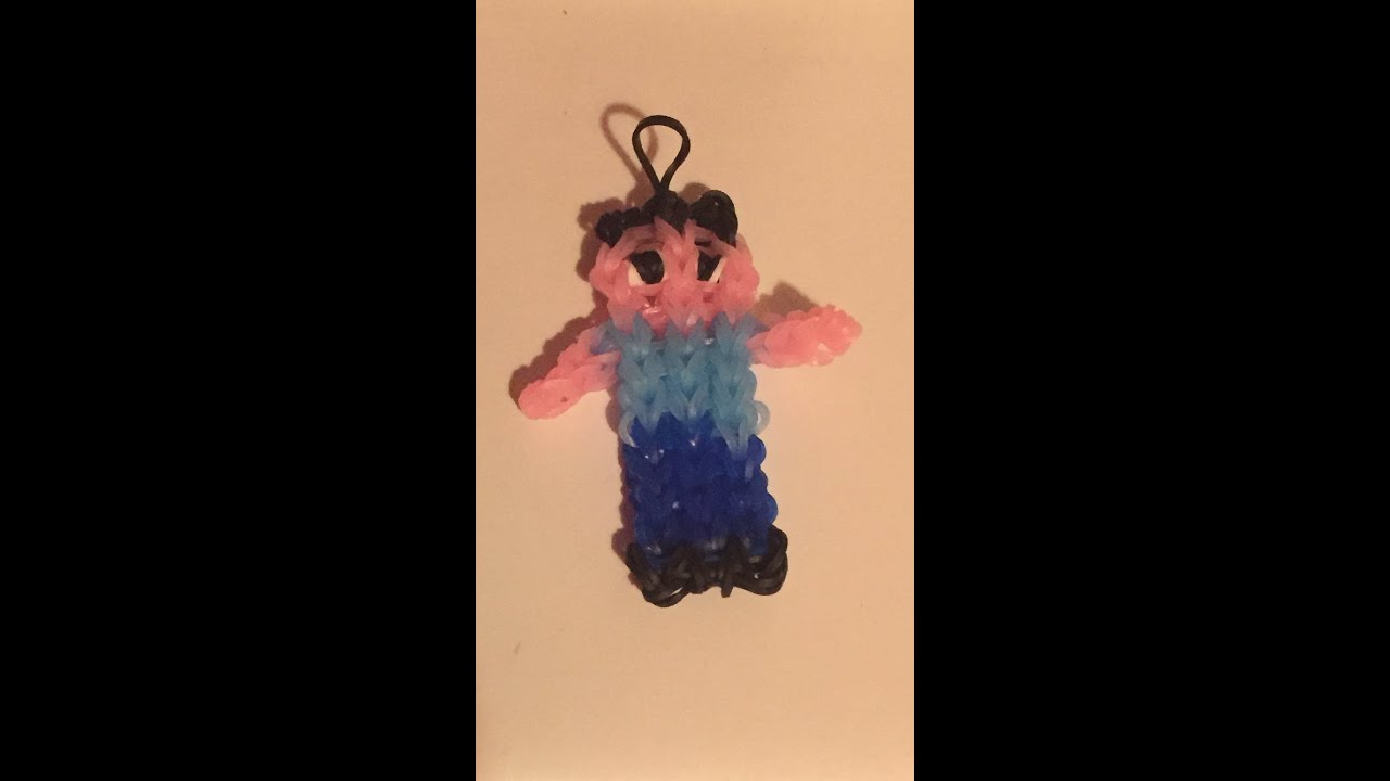 Rainbow loom minecraft Steve (dansk tale) - YouTube