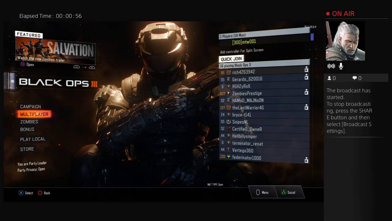 BO3 Revelation first attempt gameplay!! Live stream - YouTube