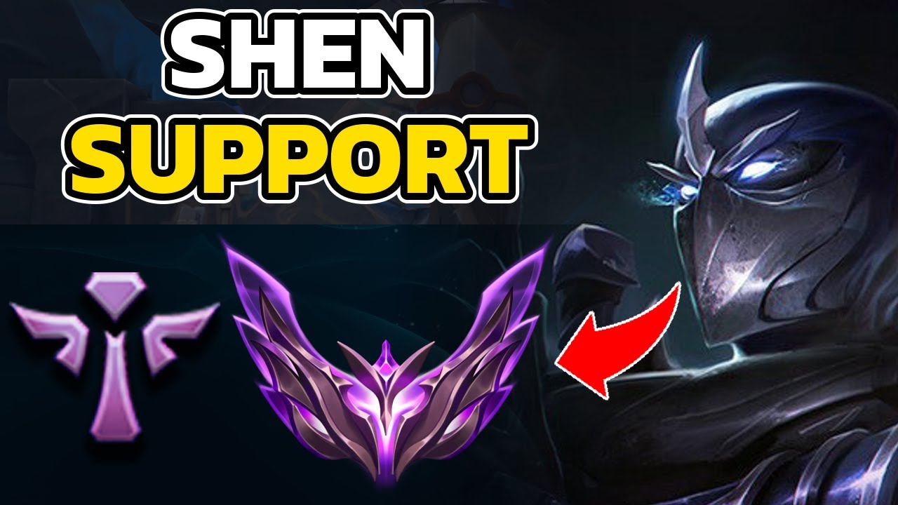 SHEN SUPPORT MASTER GAMEPLAY, LOL OFF-META BUILD/GUIDE, HOW TO PLAY SHEN SUPPORT - YouTube