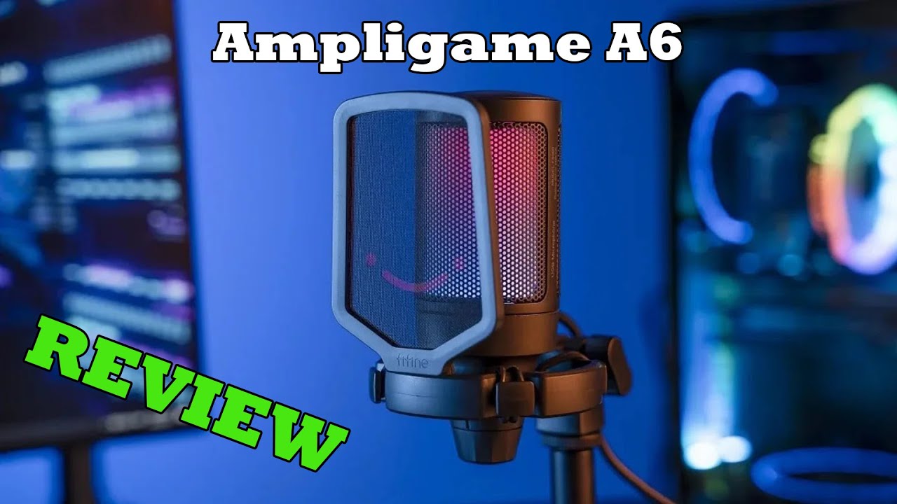 Fifine AmpliGame A6 - Best Budget RGB Microphone For Gamers & Streamers ...