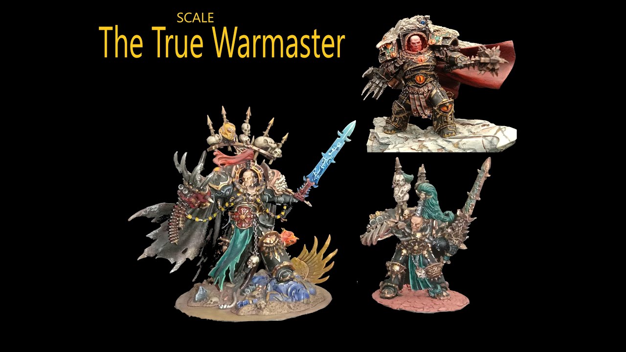 40K Old Vs New Comparing the Old and New Abaddon + Horus models From ...