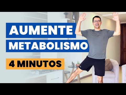 GINÁSTICA PARA AUMENTAR O METABOLISMO RÁPIDO EM CASA | EXERCÍCIOS PARA EMAGRECER | Aurélio Alfieri
