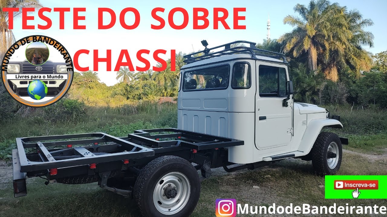 Teste do sobre chassi de alumínio na Toyota Bandeirante .Ep.08 - YouTube