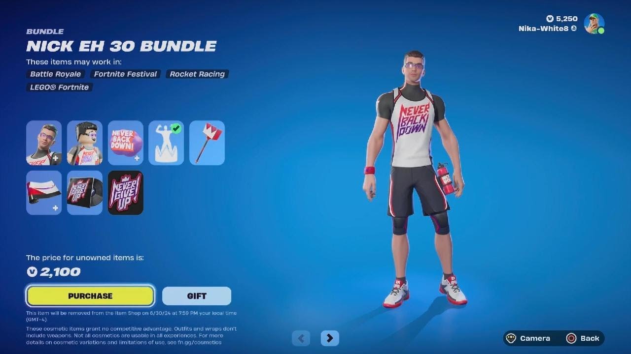 Fortnite buying the nickeh30 bundle - YouTube