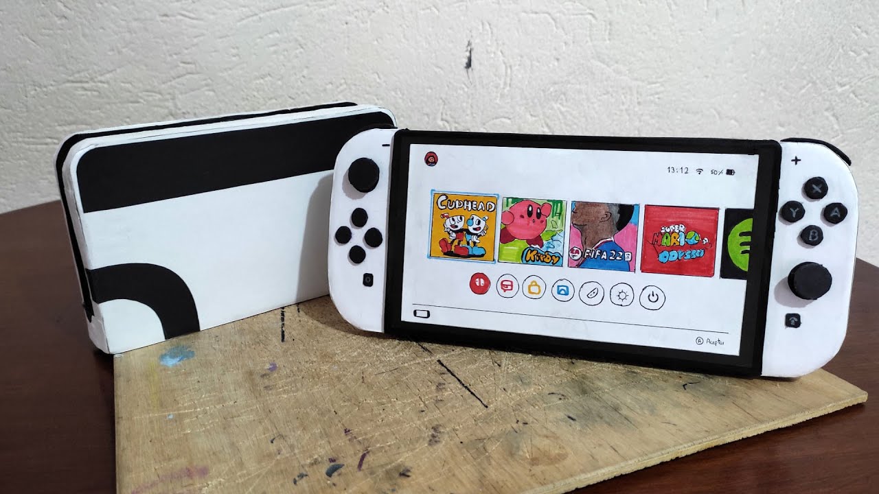 Nintendo Switch Oled de (CARTÓN) --REVIEW-- - YouTube