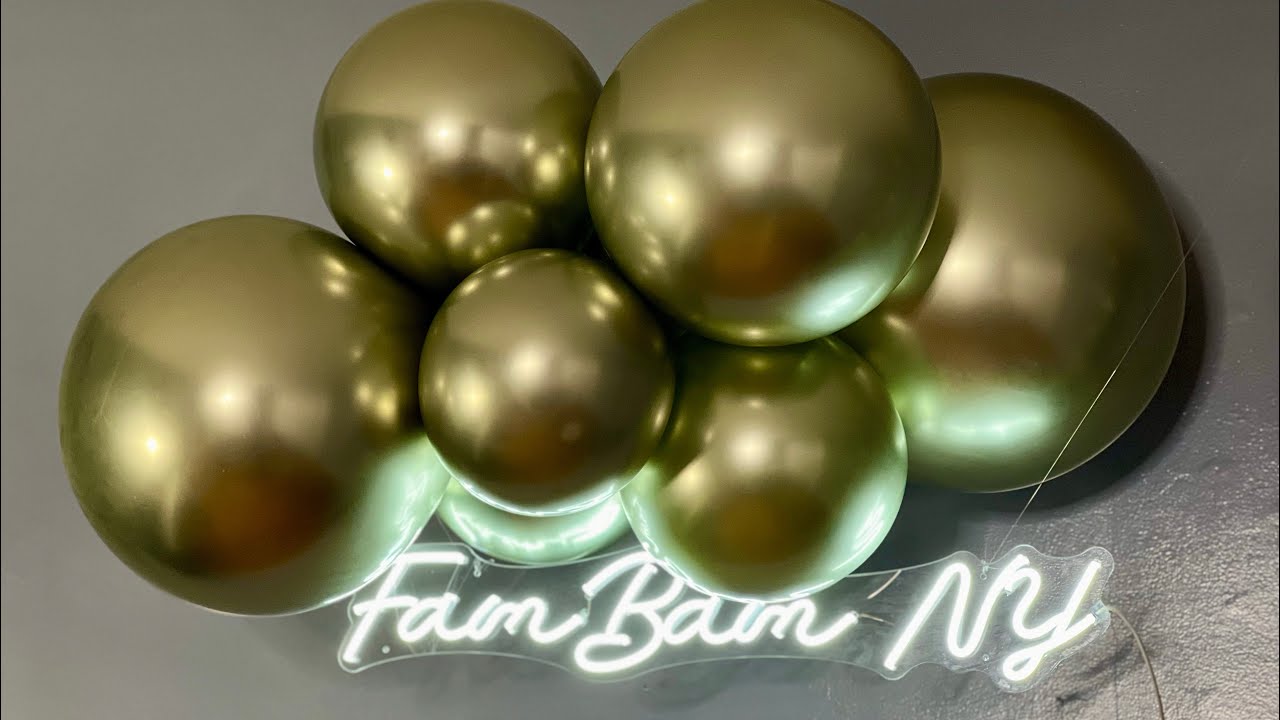 Easy to make Balloon Cluster (How to make Balloon cluster) - YouTube