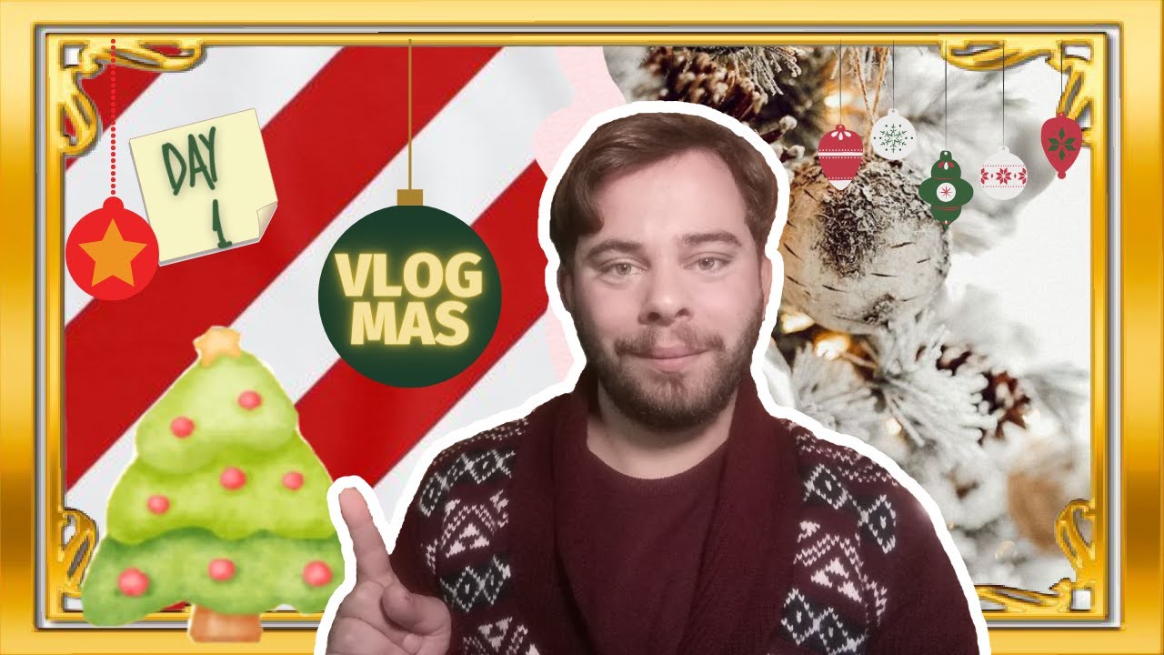 Έγινα καρτούν για το intro μου! VLOGMAS Day 1 - YouTube