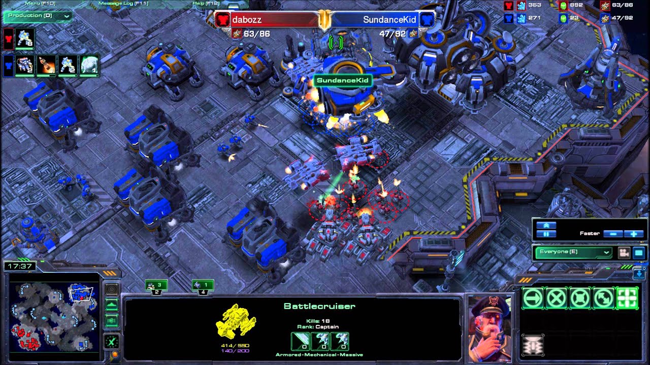 Starcraft 2: Terran Cute Tactics Drop a Nuke Ep.7 - YouTube