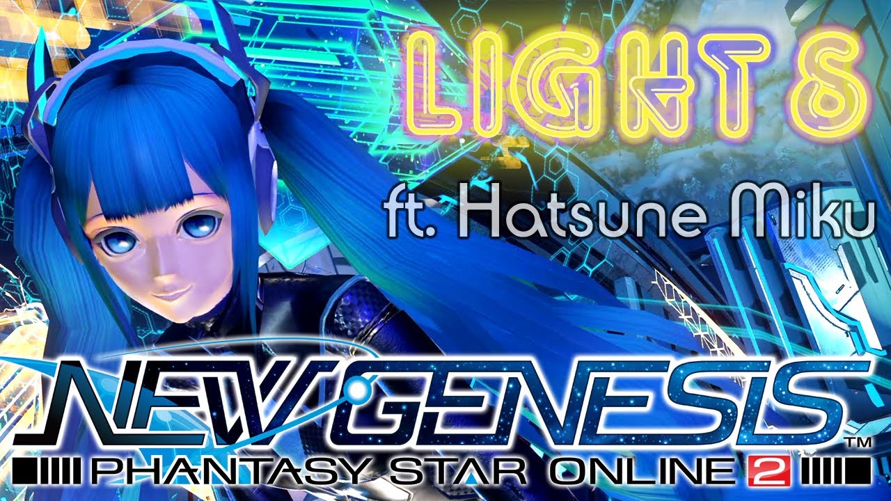PSO2 - NGS: "Lights" - ft. Photon Miku 光子ミク - YouTube