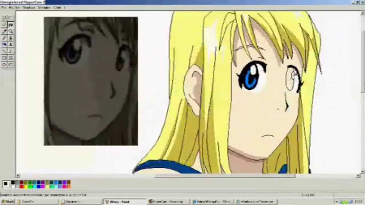 Pepo Speed Paint - FullMetal Alchemist - Winry - YouTube