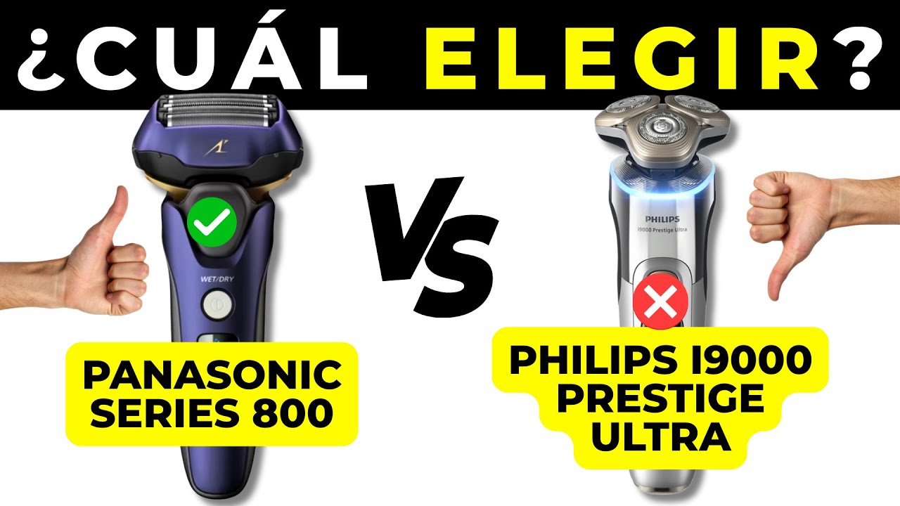 Afeitadora Panasonic Series 800 vs Philips i9000 Prestige Ultra | 🤔 ...