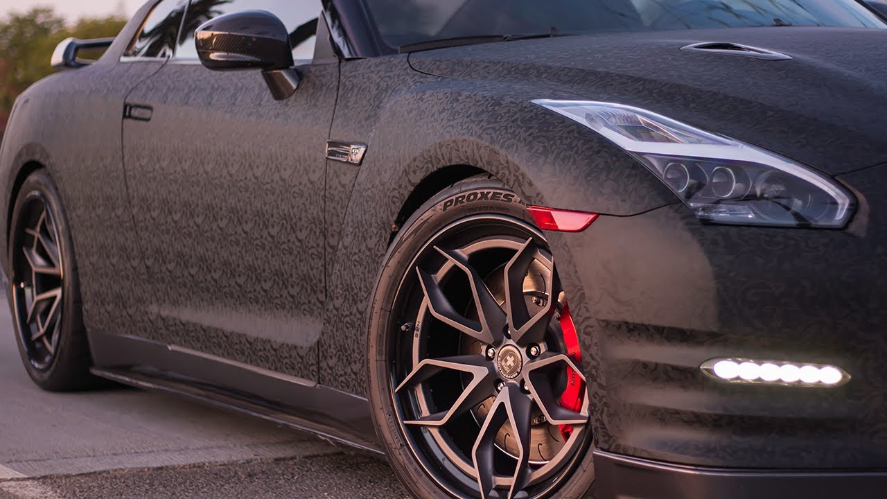 3m Shadow Black - NISSAN GTR Wrapped by Premium Auto Styling - YouTube