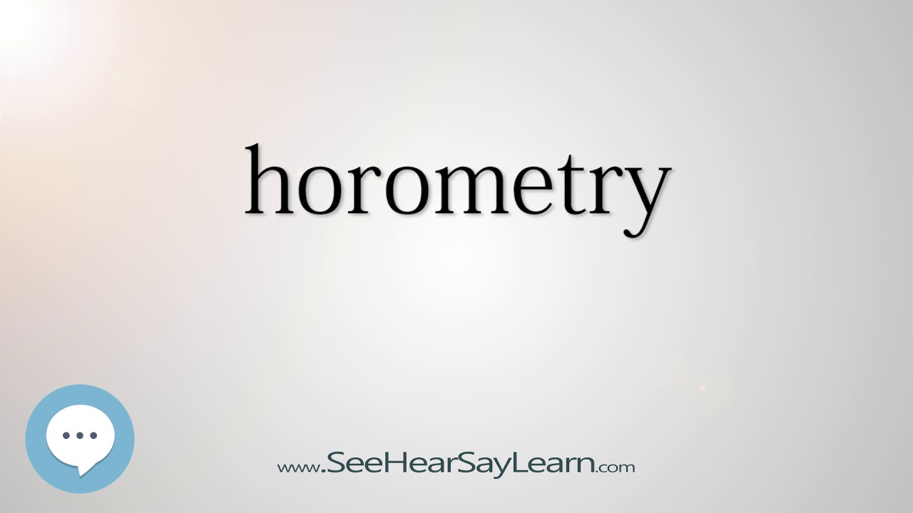 horometry - Smart & Obscure English Words Defined 👁️🔊🗣🧠 - YouTube
