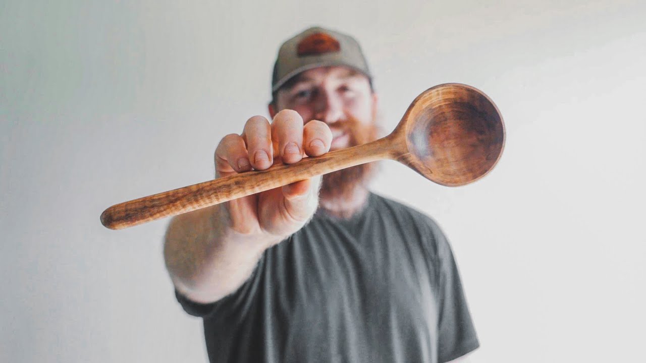 How I Make My Wood Spoons Using a Lathe and Other Power Tools! - YouTube