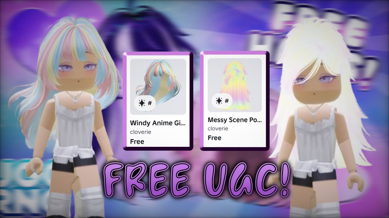 2 NEW FREE ROBLOX HAIR! 0 Robux UGC Accessories - YouTube