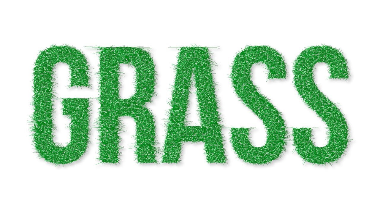 Grass Text Effect In Adobe Illustrator Youtube