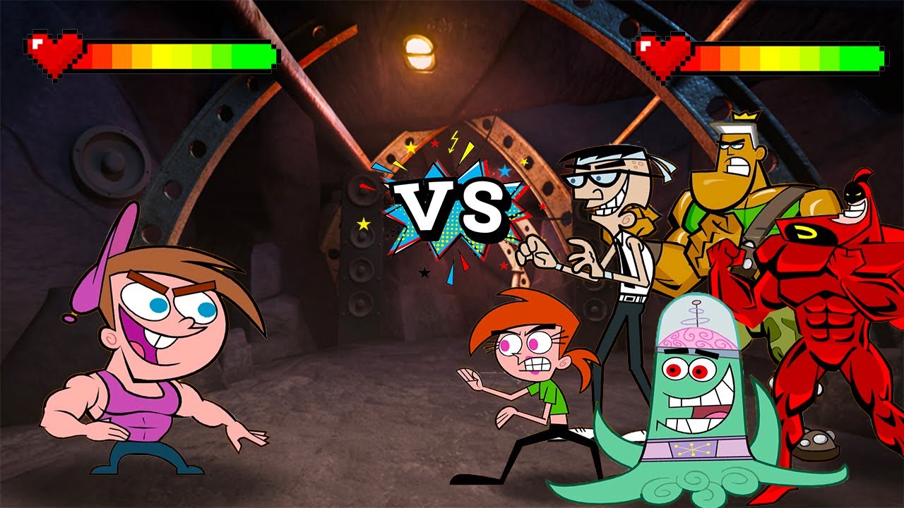 Fairies of Fury Tournament: Timmy Turner vs Vicky vs Mark vs Mr Crocker ...