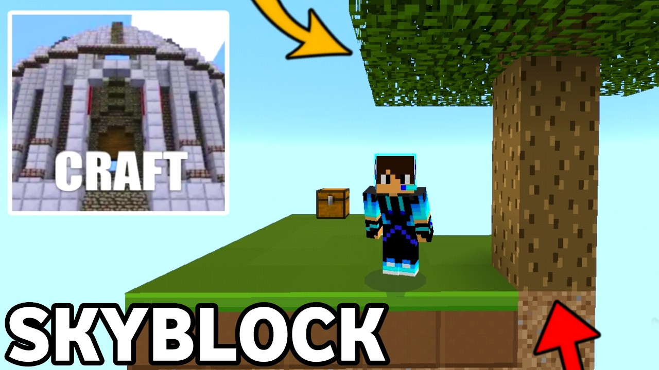 New Skyblock Survival Gameplay Walkthrough In Minicraft Part 1 | Mizna ...