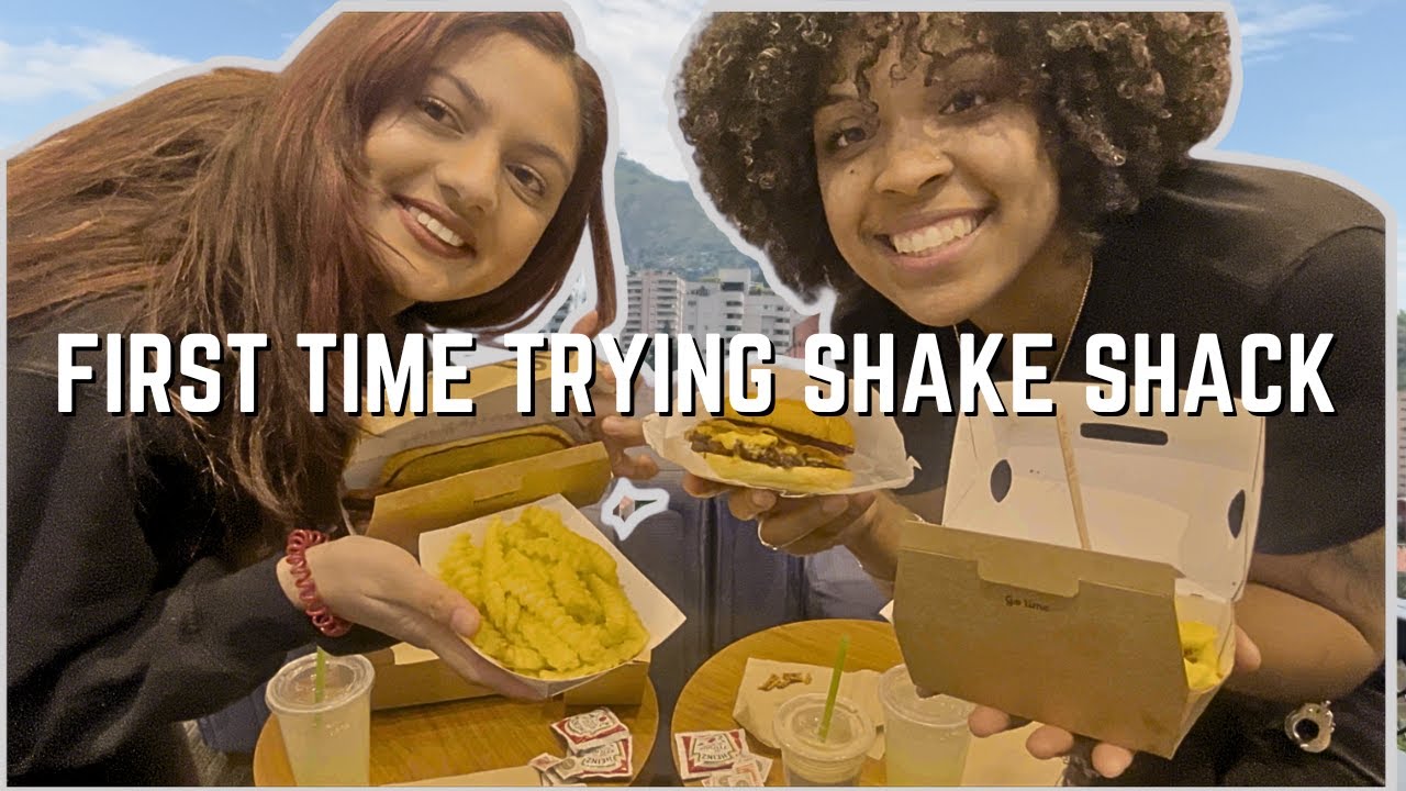 FIRST TIME TRYING SHAKE SHACK 😱 HONEST REVIEW‼️ * FUNNY ASF* - YouTube