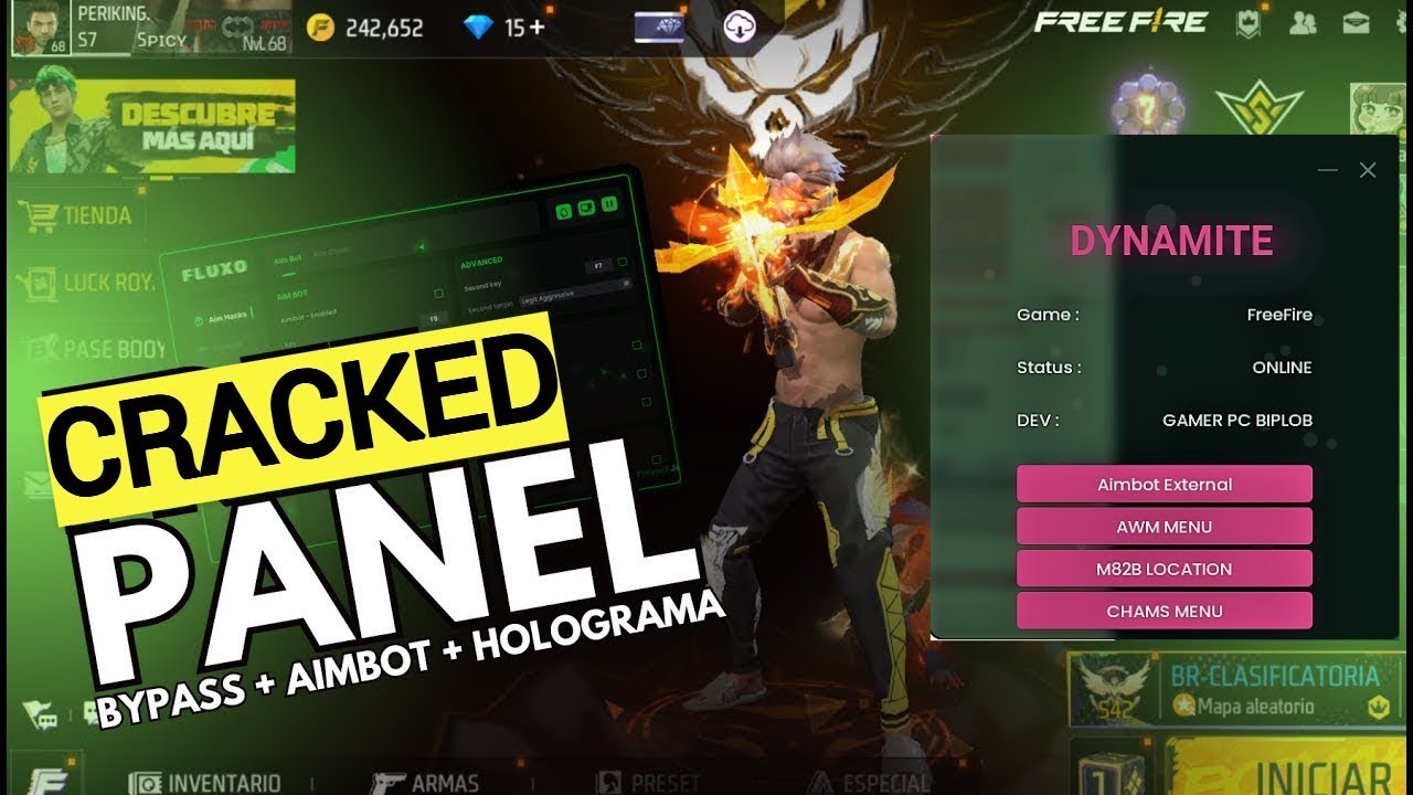 FREE PANEL PC GRATIS OB47🔥 | SPEED | SNIPER LIFETIME FREE FIRE 🎁| ANTI ...