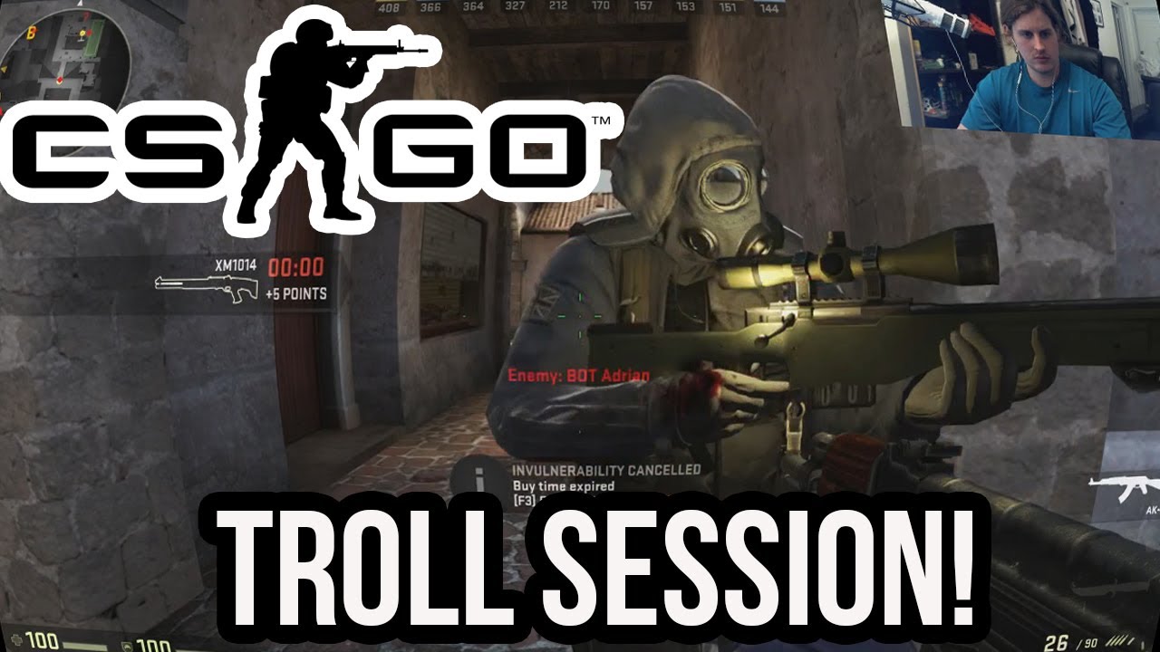 CS:GO TROLLING AND SKILLING LOL | COUNTER-STRIKE ONLINE - YouTube